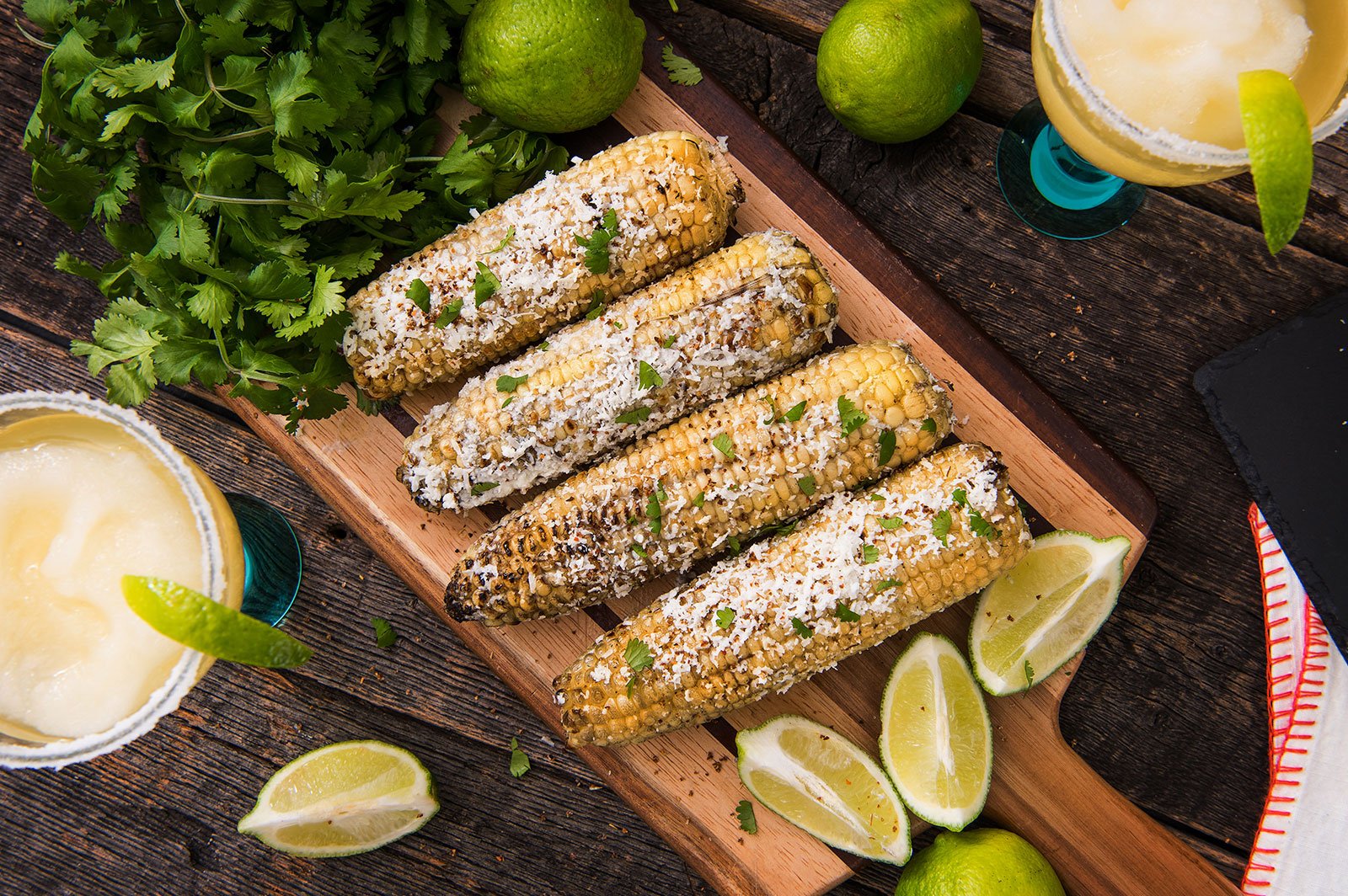 Elote: Mexikanischer gegrillter Mais